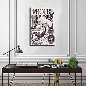 Falyan Phoebe Bridgers Tour Poster Canvas Poster Wall Art Decor Print Picture Paintings for Living Room Bedroom Decoration Unframe-style 12x18inch(30x45cm)
