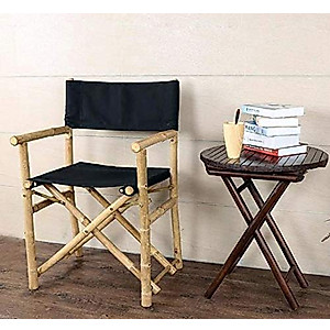 Master Garden Products Bamboo Director Chair, 35”H x 23”W x 19”D