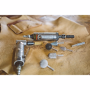 Kutzall Original Flame Rotary Burr, 1⁄4" Shaft, Coarse - Woodworking Attachment for Bosch, DeWalt, Milwaukee, Makita. Abrasive Tungsten Carbide, 1⁄2" (12.7mm) Dia. x 1" (25.4mm) Length, FL-12