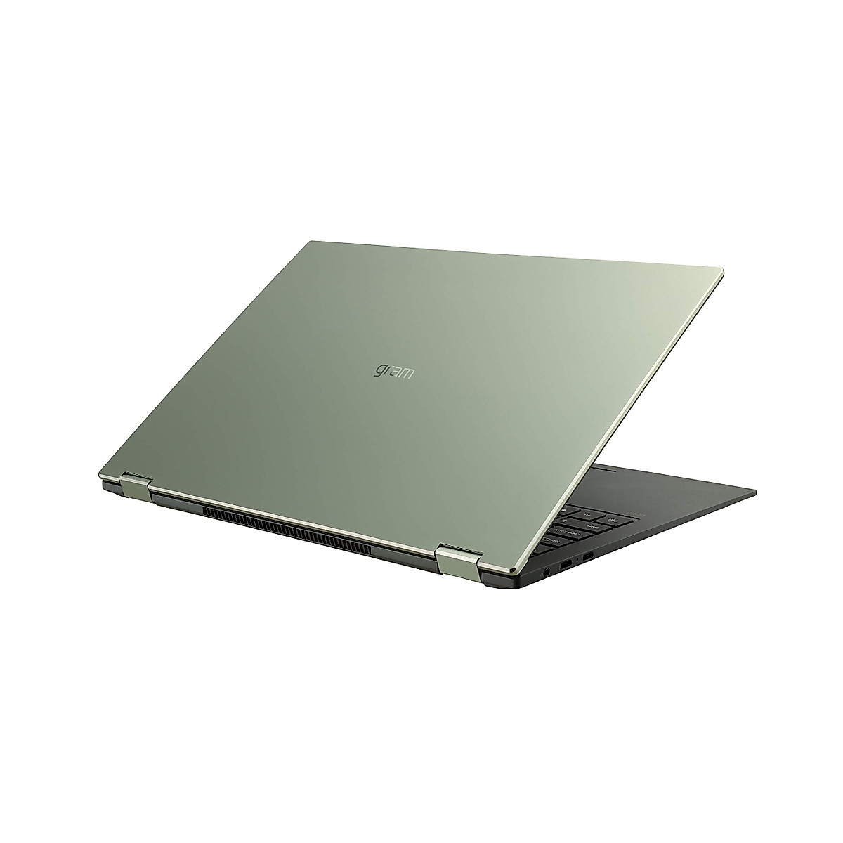 LG Gram 16T90P 16" WQXGA (2560 x 1600) 2-in-1 Lightweight Touch Display Laptop, Intel Evo 11th Gen Core i7 , 16GB RAM, 512GB SSD, 21 Hour Battery, Alexa Built-in, 2X USB-C, HDMI, USB- Green