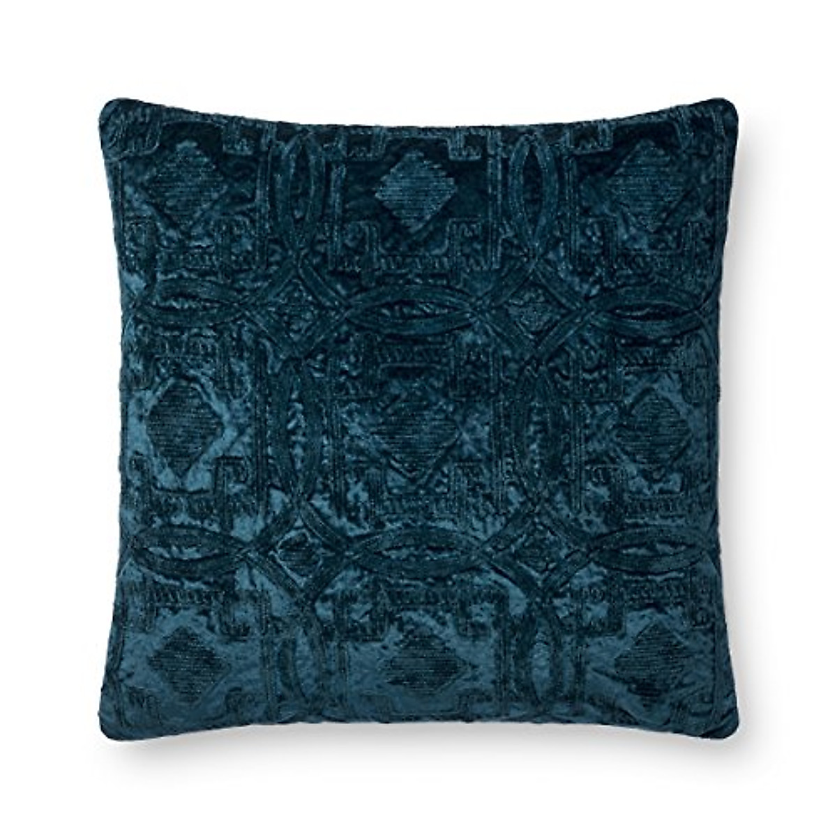 Loloi P0671 Throw Pillow, 22" x 22", Blue
