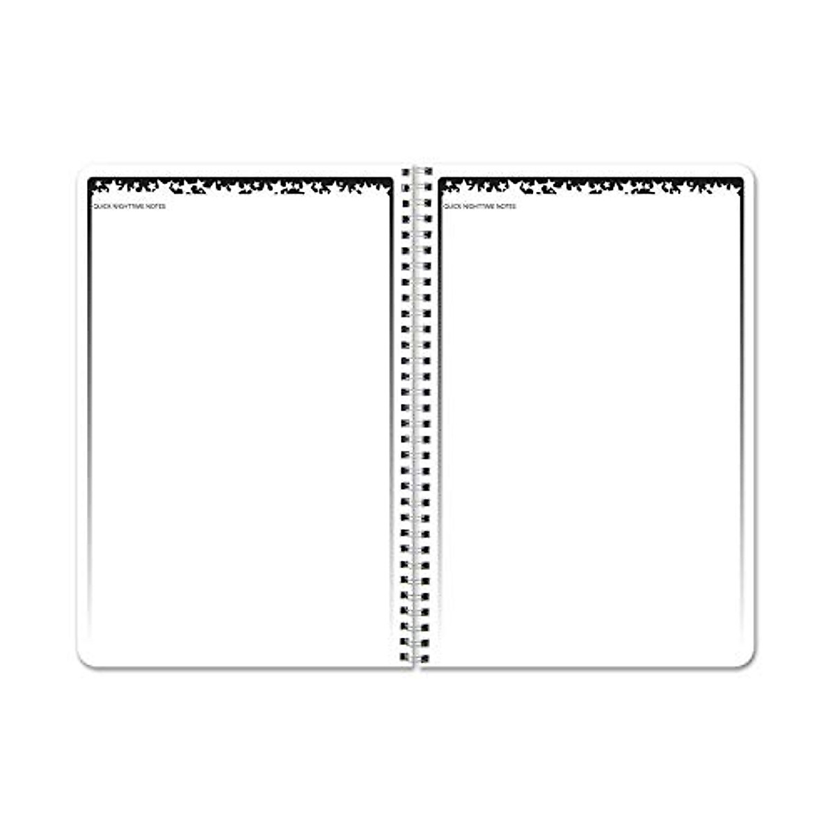 BookFactory Dream Diary/Dream Journal/Log Book- 120 Pages - 6" x 9", Durable Thick Translucent Cover, Wire-O Binding (LOG-126-69CW-A(DreamDiary)-DX)