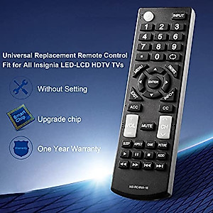 Universal Remote Control Replacement Fit for All Insignia LED-LCD HDTV TVs