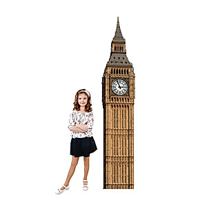 Advanced Graphics Big Ben Clock Tower Life Size Cardboard Cutout Standup