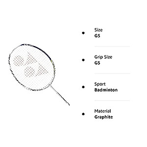 Yonex Astrox 99 Play Badminton Racket (White Tiger) (4UG5) (Pre-Strung)