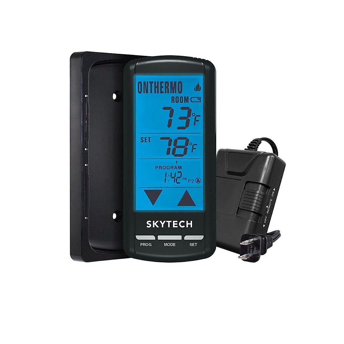 Skytech 5320P Programmable Fireplace Remote Control with Backlit Touch Screen