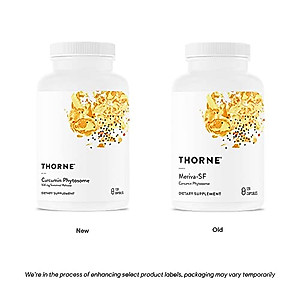 Thorne Curcumin Phytosome 500 mg (Meriva) - Sustained Release, Clinically Studied, High Absorption - Supports Healthy Response in Joints and Muscle - 120 Capsules - 60 Servings