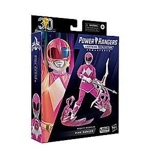 Power Rangers Lightning Collection Remastered Mighty Morphin Pink Ranger 6-Inch Action Figure, Toys for Boys and Girls Ages 4 and Up