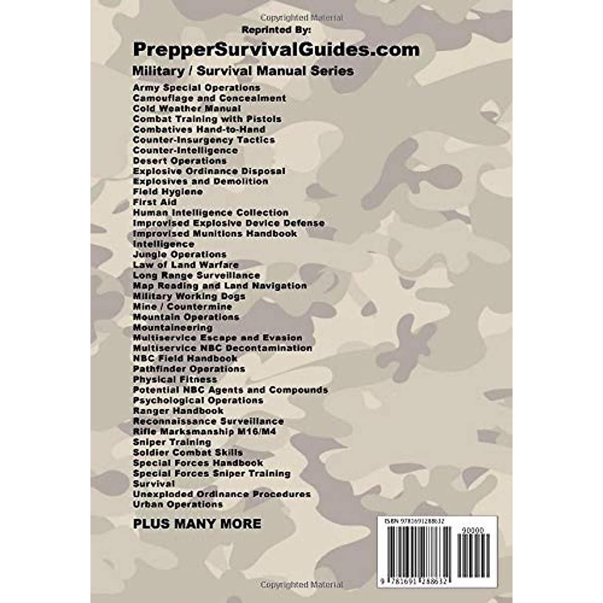 U.S. Army Survival Manual: Official Updated FM 3-05.70 (Not Obsolete FM 21-76) 670+ Pages (Prepper Survival Army)