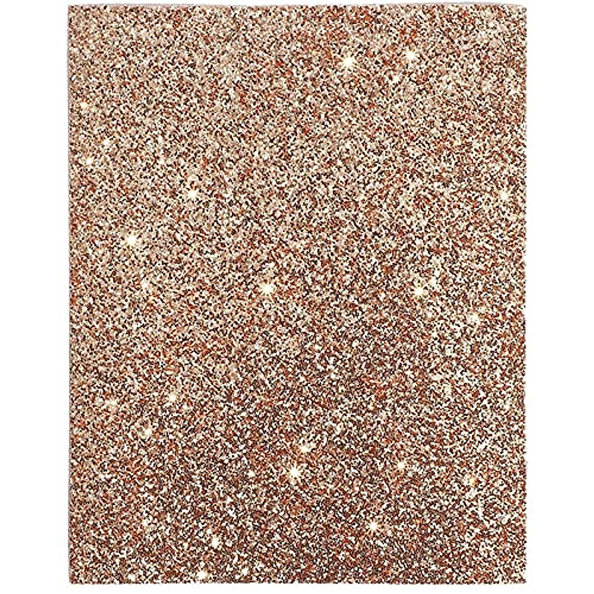 Rose Gold Glitter Cardstock Paper ( 8.5 x 11 Inches, 30 Pack)