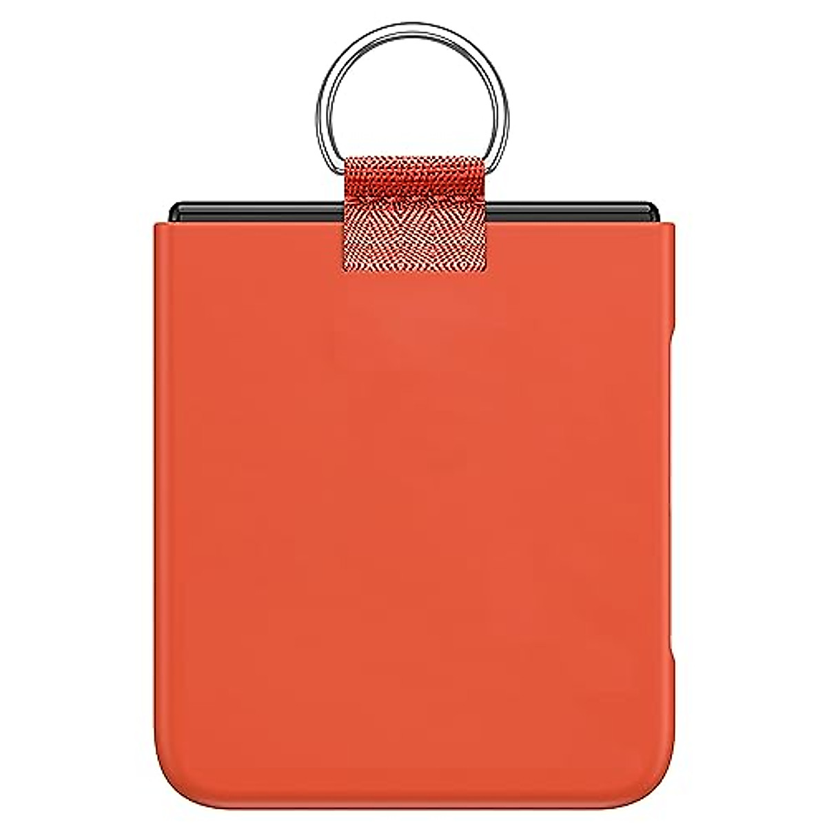 AICase for Samsung Galaxy Z Flip 5 Case with Ring, Protective Slim Thin Fit Women Girl Cute Phone Case for Samsung Galaxy Z Flip 5 5g, Orange