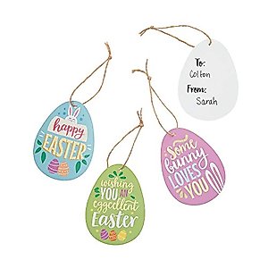 Easter Gift Tags - Party Supplies - 24 Pieces