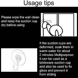 PHITUODA 50 Pack Small Suction Cups 40mm, Suction Cups with Holes for Glass Table Tops,Prevent Table Tops Sliding and Home Decoration