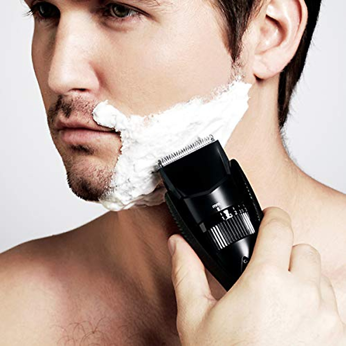 Panasonic ER-GB37 Wet & Dry Electric Beard Trimmer for Men with 20 Cutting Lengths, Standard UK 3pin Plug