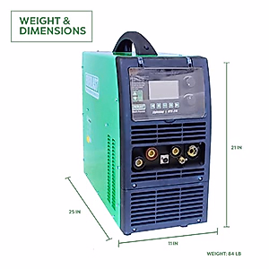 2021 LightningMTS 275 AC/DC TIG with Pulse/MIG/Stick Welder Dual Voltage 110v/220v