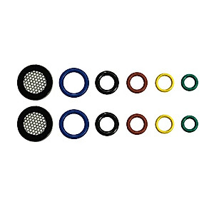 Simpson Cleaning 80151 Replacement O-Ring and Filter Kit for Cold Water Gas and Electric Pressure Washers and Accessories, 5 O-Ring sizes (2 of each size), Includes 2 Filters