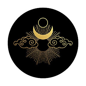 Occult Moon Esoteric Occultism Tarot Card Witchcraft Alchemy PopSockets PopGrip: Swappable Grip for Phones & Tablets