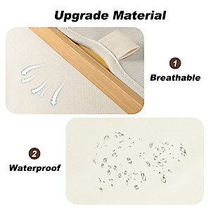 Large Laundry Basket with Lid - 100L Collapsible Laundry Hamper with Removable Bag, Waterproof Slim Laundry Basket with Handles, Tall Dirty Clothes Hamper for Bedroom Bathroom (Beige)