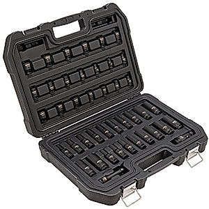 DEWALT Impact Socket Set, Combination, SAE/MM, 3/8-Inch Drive, 42-Piece (DWMT19248)