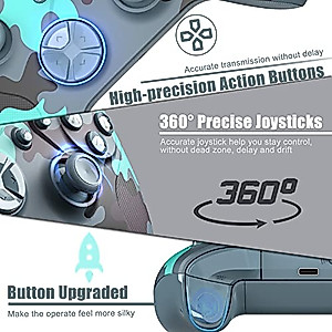 Gamrombo Wireless Controller Replacment for Xbox controller,Compatible with Xbox one/Xbox One S/X/Xbox Series X/S/Android/iOS/PC Gamepad Remote with Wifi/Macro Function/Turbo/3.5mm Audio Jack