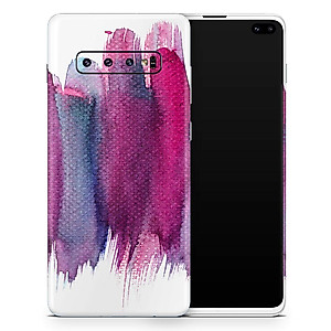 DesignSkinz Violet Mixed Watercolor Protective Vinyl Decal Wrap Skin Cover Compatible with The Samsung Galaxy S20 (Screen Trim & Back Glass Skin)