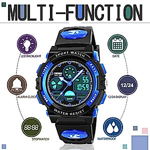 Boy Digital Watch Gifts for 5-15 Year Old Boys Girl Teen, Toys 6-16 Present Kids Age