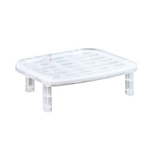 OKOKMALL US--Foldable Plastic Kitchen Home Bathroom Dish Rack Organizer Holder Shelf Storage