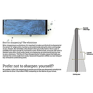Shun Cutlery Premier Grey 5-Piece Starter Block Set, Kitchen Knife & Knife Block Set, Includes 8” Chef's Knife, 4” Paring Knife, 6.5” Utility Knife, & Honing Steel, Handcrafted Japanese Kitchen Knives