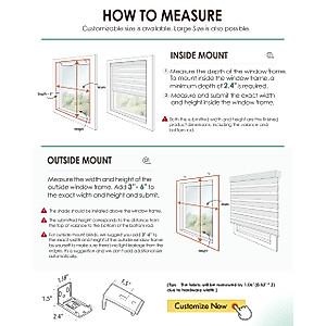 Yoolax Motorized Zebra Blinds Works with Alexa, Motorized Blinds with Remote Custom Size, Privacy Electric Blinds Zebra Blinds for Windows (White Matte)