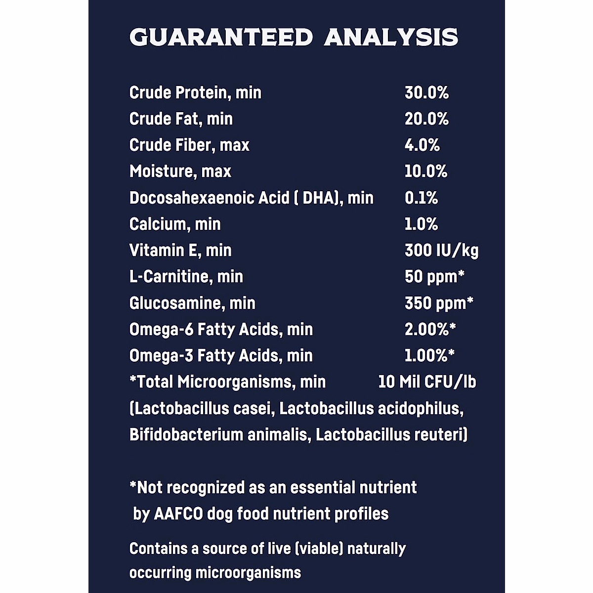 Old Guard Pet Company Patriot Power- Adult 30/20 Chicken and Buffalo Meal Recipe