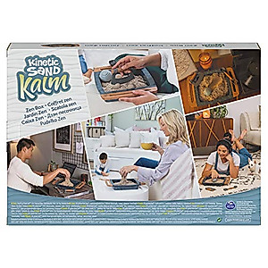 Kinetic Sand Kalm, Zen Garden Box Fidget Toy with All-Natural Kinetic Sand and 3 Tools for Relaxing Play, Sensory Toys, Sand Toys for Adults and Kids