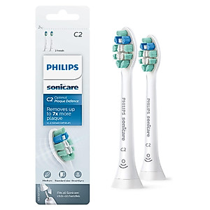 Philips Sonicare Original Brush Optimal Plaque Defense HX9022 / 10, 7X Plaque Removal, 2 Pieces