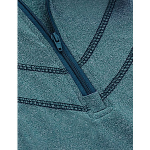 Vldnery Plus Size Women's Polo Golf Shirt Moisture Wicking Workout Zip Yoga Top Shirt (2XL)