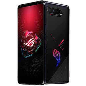 ASUS ROG Phone 5S ZS676KS 5G Dual 256GB 16GB RAM Factory Unlocked (GSM Only | No CDMA - not Compatible with Verizon/Sprint) Tencent Version – Black
