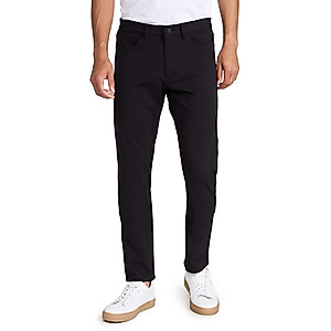 Theory Men's Raffi Neoteric Twill Pants, Black, 33