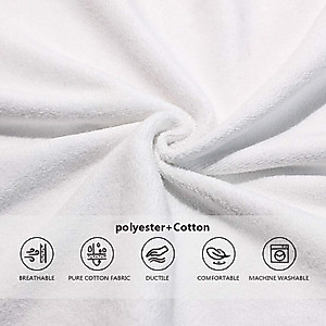 visesunny Cute Green Dragonflies Hand Towel for Kitchen Bathroom Decor Soft Absorbent Cotton Dish Towel with Hanging Loop Botton Cleaning and Drying Washcloth