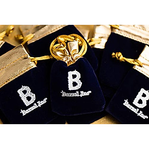 Barzel 18K Gold Plated Dark Multicolor Square Crystal Bracelet