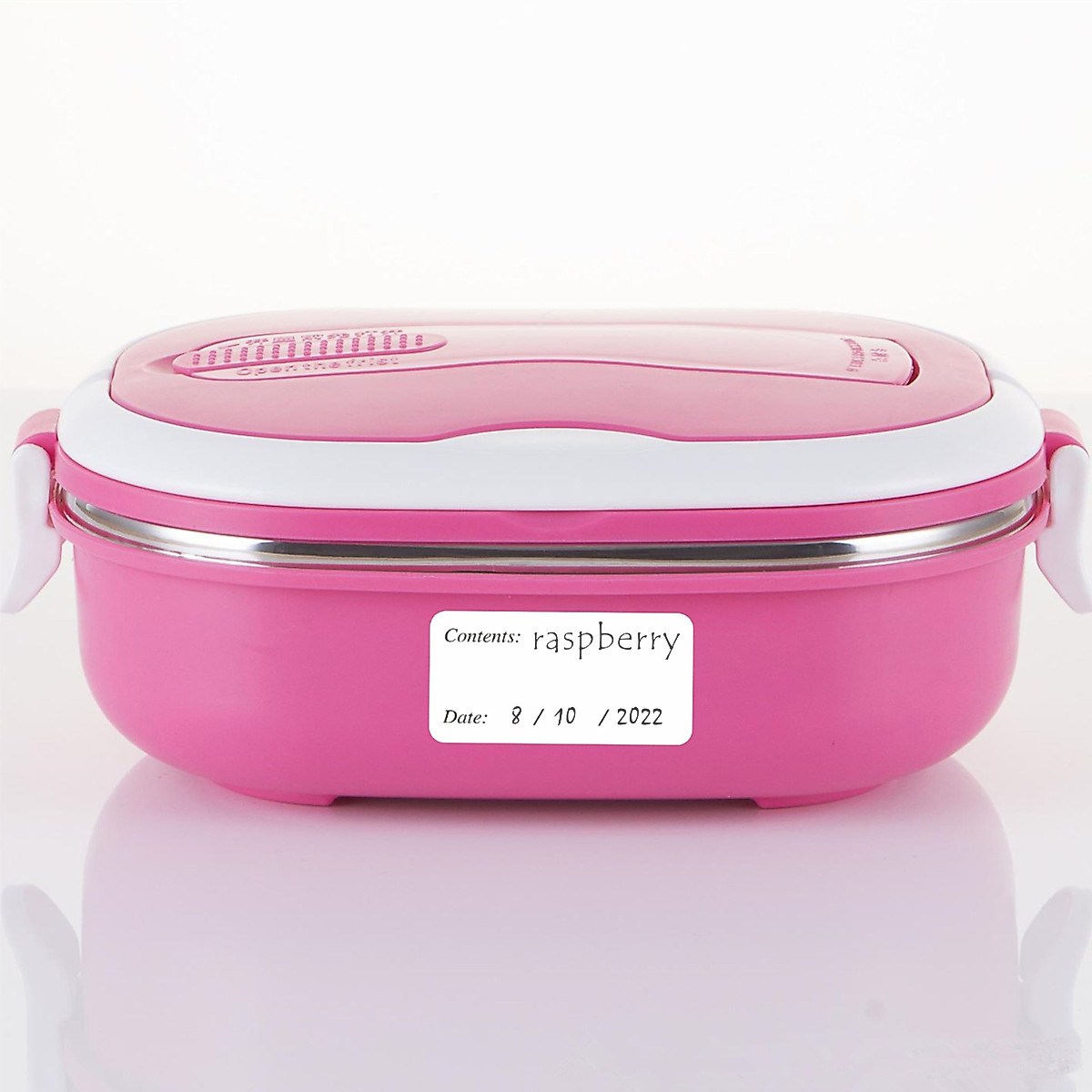 Hybsk Removable Freezer Labels Easy Peel Off - Frozen Food Storage 100pcs Labels That Leave No Sticky Residue After Use (Type 1)