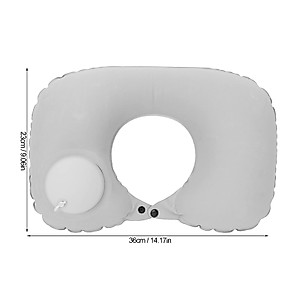 Neck Pillow Travel Neck Pillows Inflatable, Compact Portable Head and Neck Support Pillows, Small U Shape Headrest Cushion for Car Office