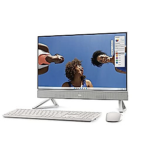 Dell Inspiron 5420 All in One Desktop - 23.8-inch FHD 60 Hz Display, Core i5-1335U, 16GB DDR4 RAM, 1TB SSD, Intel Iris Xe Graphics, Windows 11 Home, 1 Year Premium Support - White