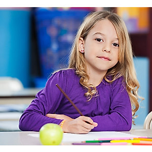 Nickel Free Kids Animal Earrings for Girls Hypoallergenic Pack - Cute Heart Shape Birthday Gifts for Teens 10 11 12 13 year old girl