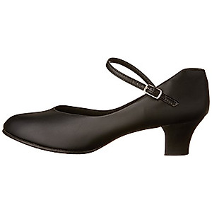 Capezio Women's Jr. Footlight Character Shoe,Black,6.5 M US