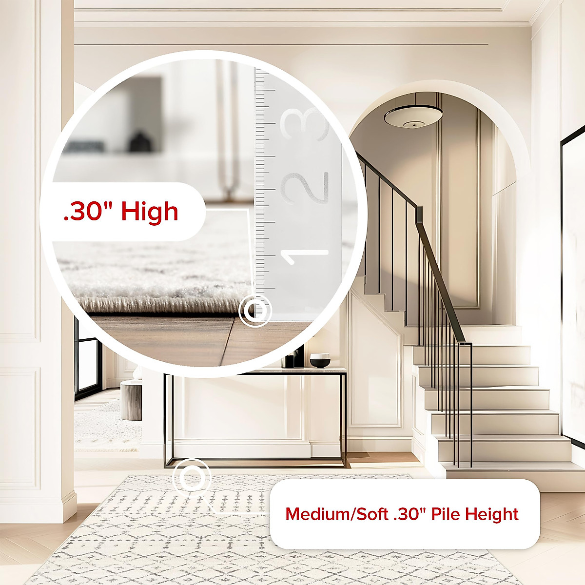 nuLOOM 2x12 Moroccan Blythe Area Rug, Grey, Faded Bohemian Design, Stain Resistant, For Bedroom, Dining Room, Living Room, Hallway, Office, Kitchen, Entryway