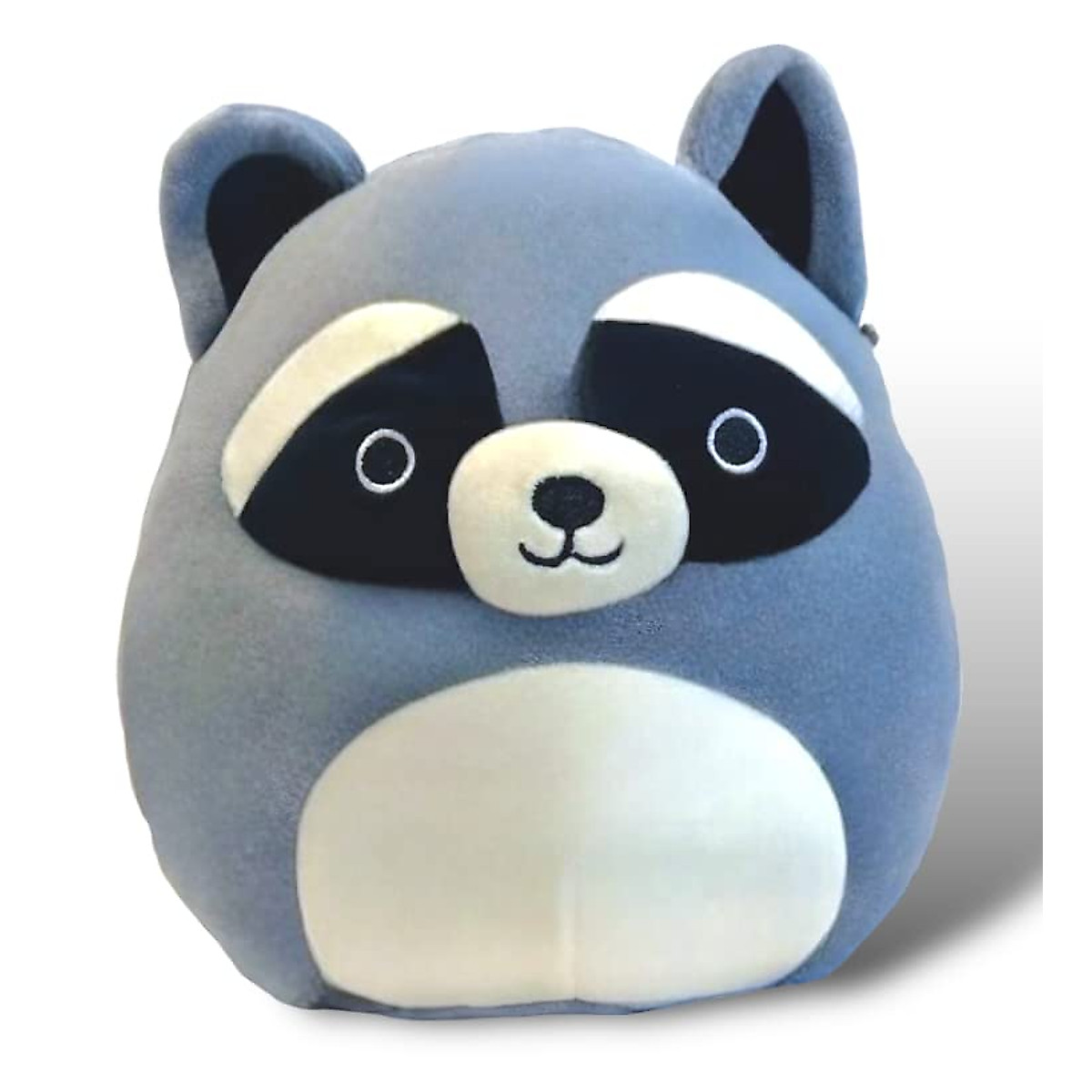 Squishmallows Official Kellytoy Plush 8" Grey Raccoon - Ultrasoft Stuffed Animal Plush Toy