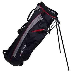 Pinemeadow Golf Men's Nitrix Pro Set Driver, 3 Wood, Hybrid, 6/7-PW Irons, Putter Bag (Right Hand, Graphite/Steel, Regular)