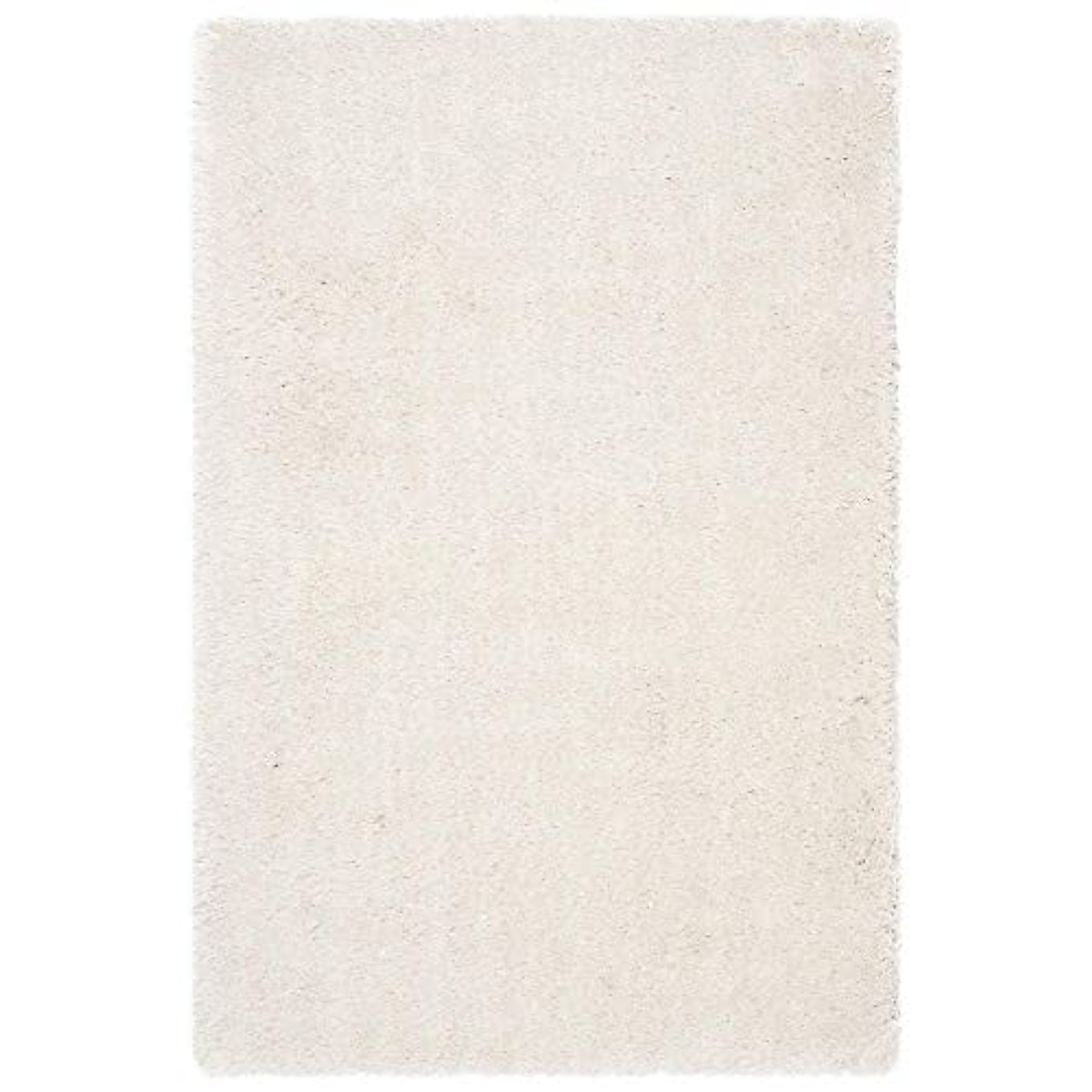 SAFAVIEH Venice Shag Collection Area Rug - 8' x 10', Silver, Handmade Glam, 3-inch Thick Ideal for High Traffic Areas in Living Room, Bedroom (SG256S)