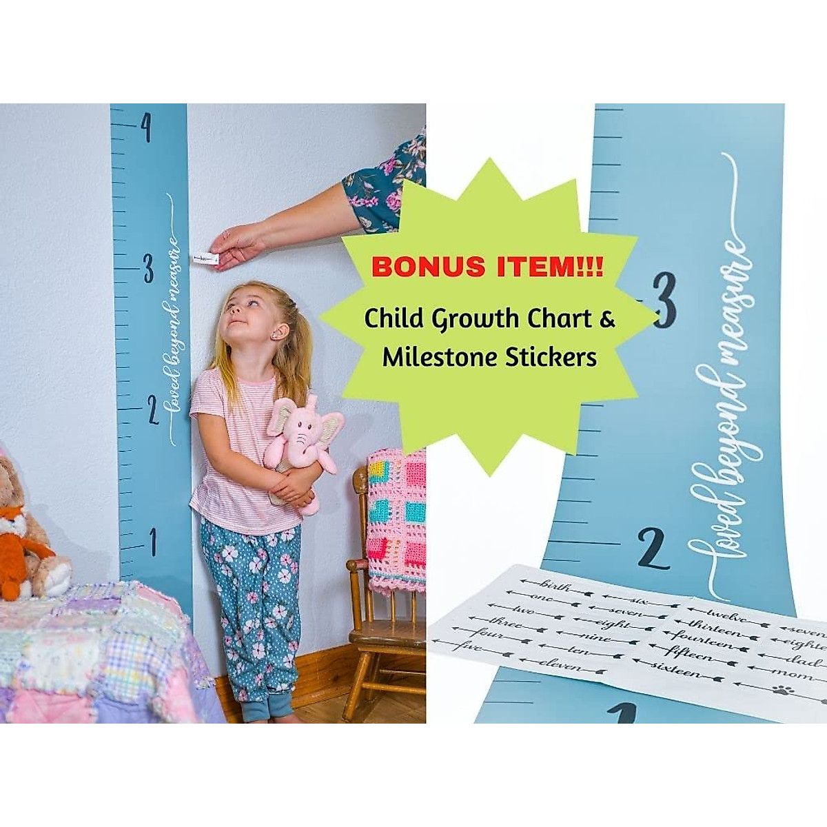 Large Baby Keepsake Box – Mother's Day, Baby Shower, Newborn Gift, New Mom, Baptism, Pregnancy, Baby Boy/Girl – Baby Milestone Box - Baby Memories & Special Moment