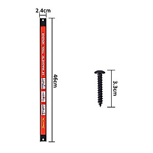 Magnetic Tool Holder 18 Inch 8 Pack Heavy Duty Magnet Tool Bar Strip Rack Wall Mount Red