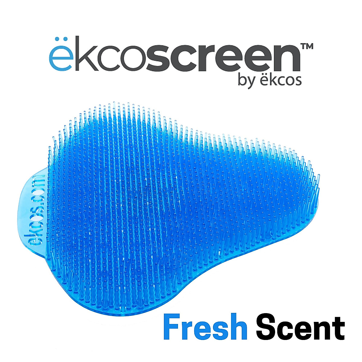 Diversey - EKS-3B-12 ekcoscreen 60 Day Premium Anti-Splash Urinal Screen, 7" x 7" Blue/Fresh & Ekcos Innovations EKS-8BM-12 ekcoscreen 60 Day Premium Anti-Splash Urinal Screen, Blue/Mango, 7x8-Inch