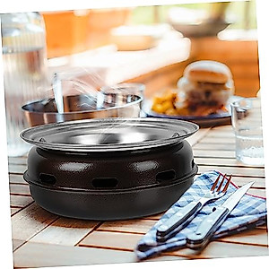 1pc Oven Mini Charcoal Grill Portable Burner Camping Burner Portable Backpacking Gas Stove Useful Barbecue Grill Camping Gas Stove Brazier Stove Outdoor Barbecue Tool Bbq Tool Wok